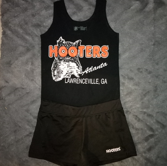Hooters | Tops | Rare Hooters Uniform Set Tank Shorts Sm | Poshmark